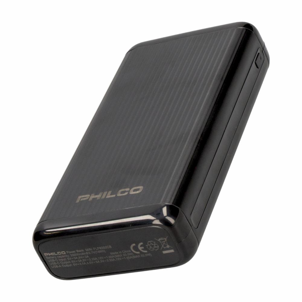 Power Bank Black PHILCO 20000MAH - AKI