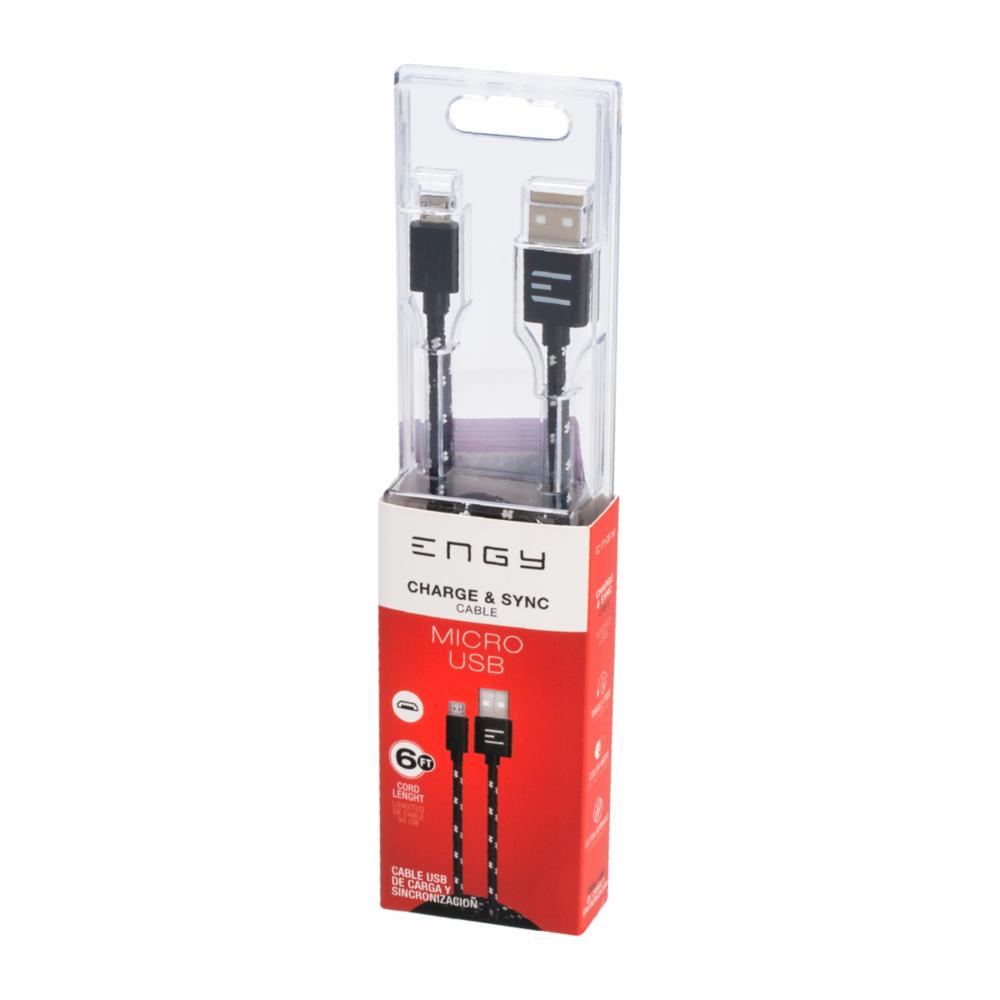 Cable Micro USB ENGY 180 Cm - AKI
