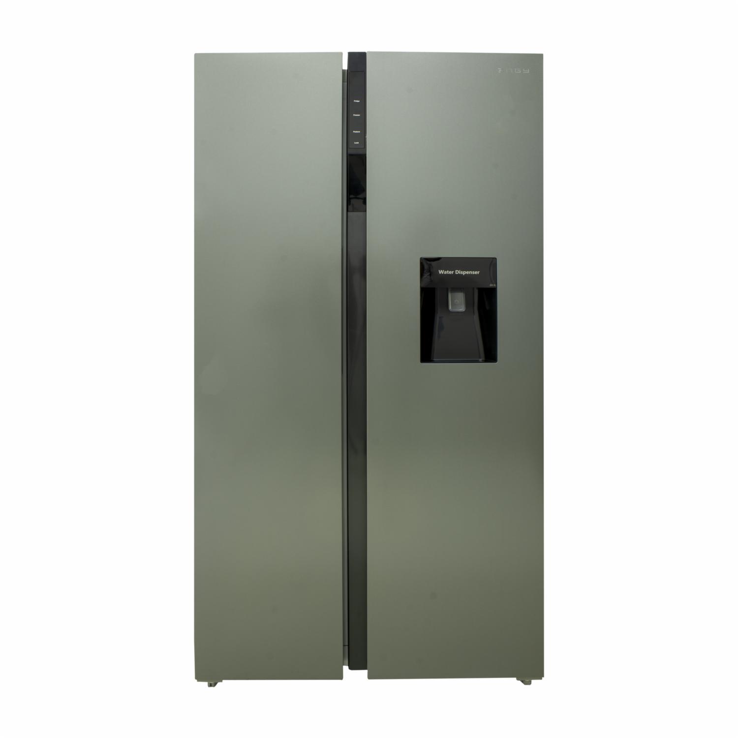 Refrigeradora Side By Side Gris Con Dispensador BCD-606W-E ENGY 572 ...