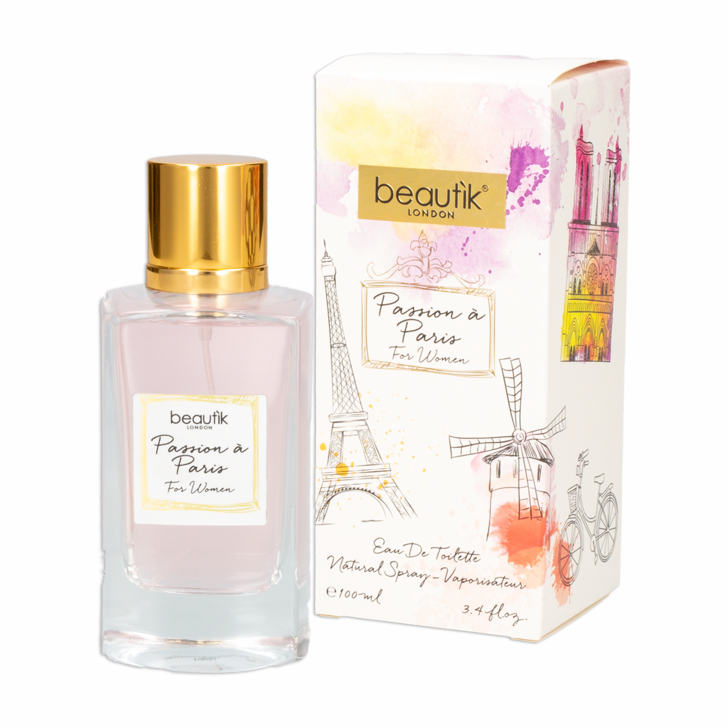 Fragancia Para Dama Passion Aparis BEAUTÌK LONDON EDT - AKI