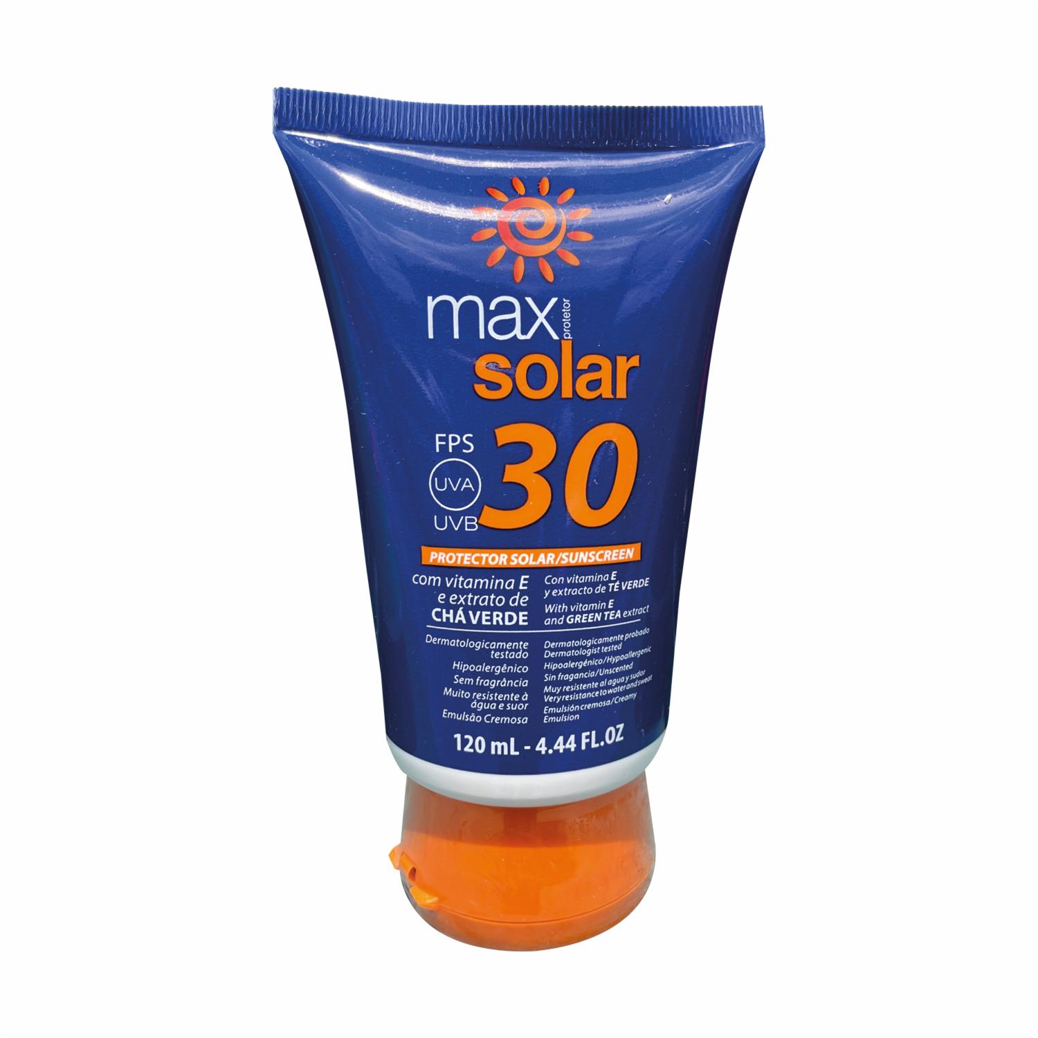 Protector Solar Con Vitamina E Y Té Verde Spf30 MAX 120 Ml - AKI