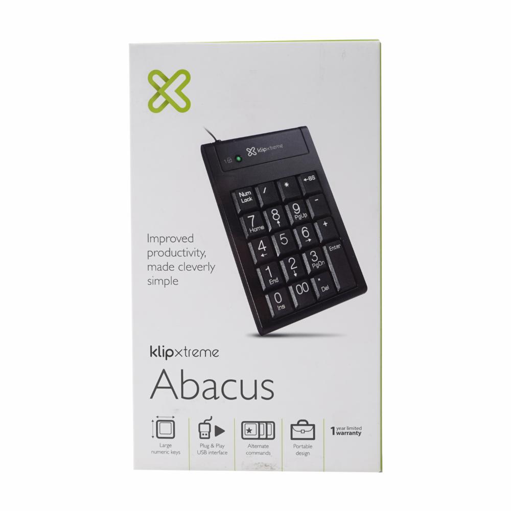 Teclado Numérico Abacus Usb 19 teclas KLIPXTREME Con Cable - AKI
