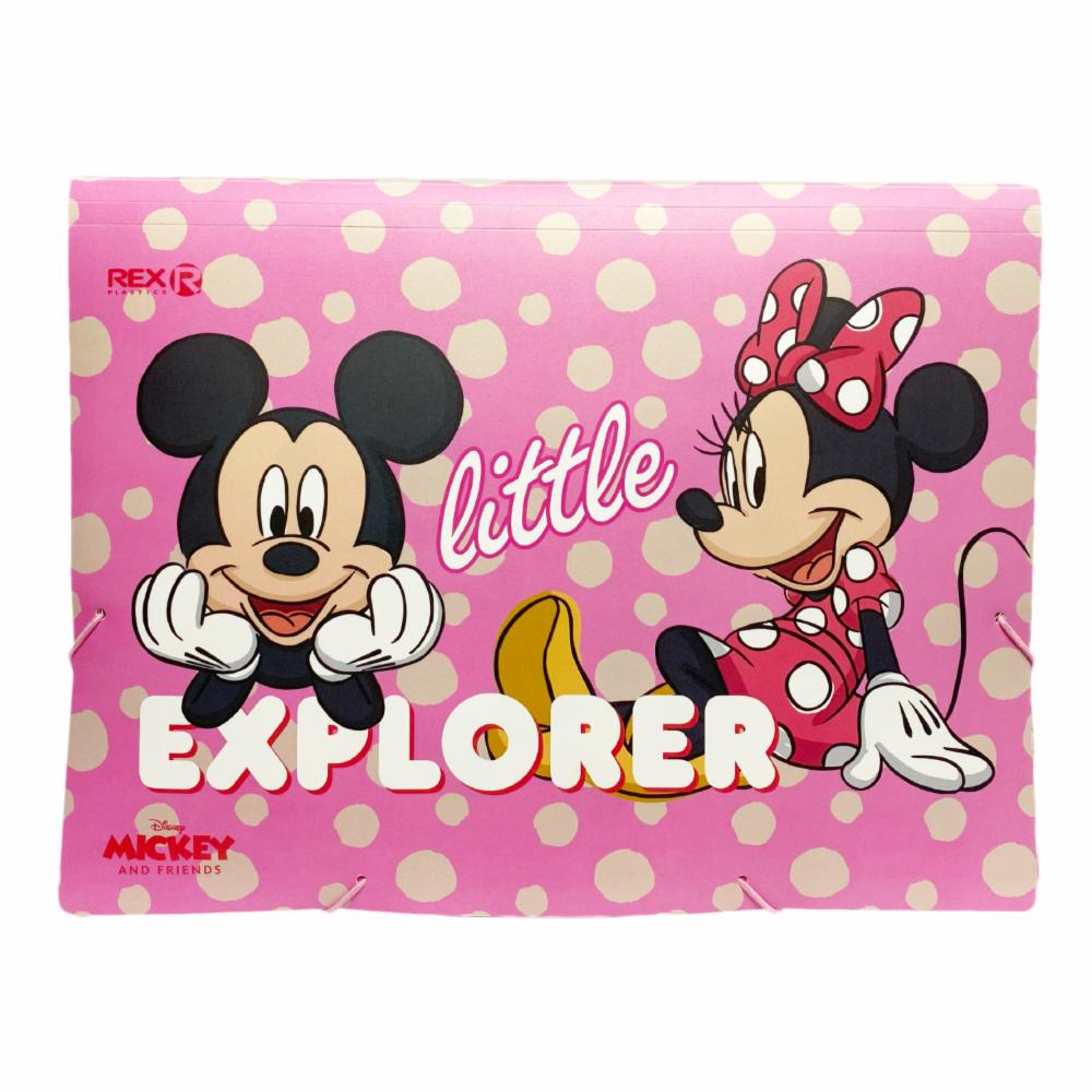 Archivador Acordeón 6 Compartimientos Mickey Y Friends REX PLASTICS A4 ...