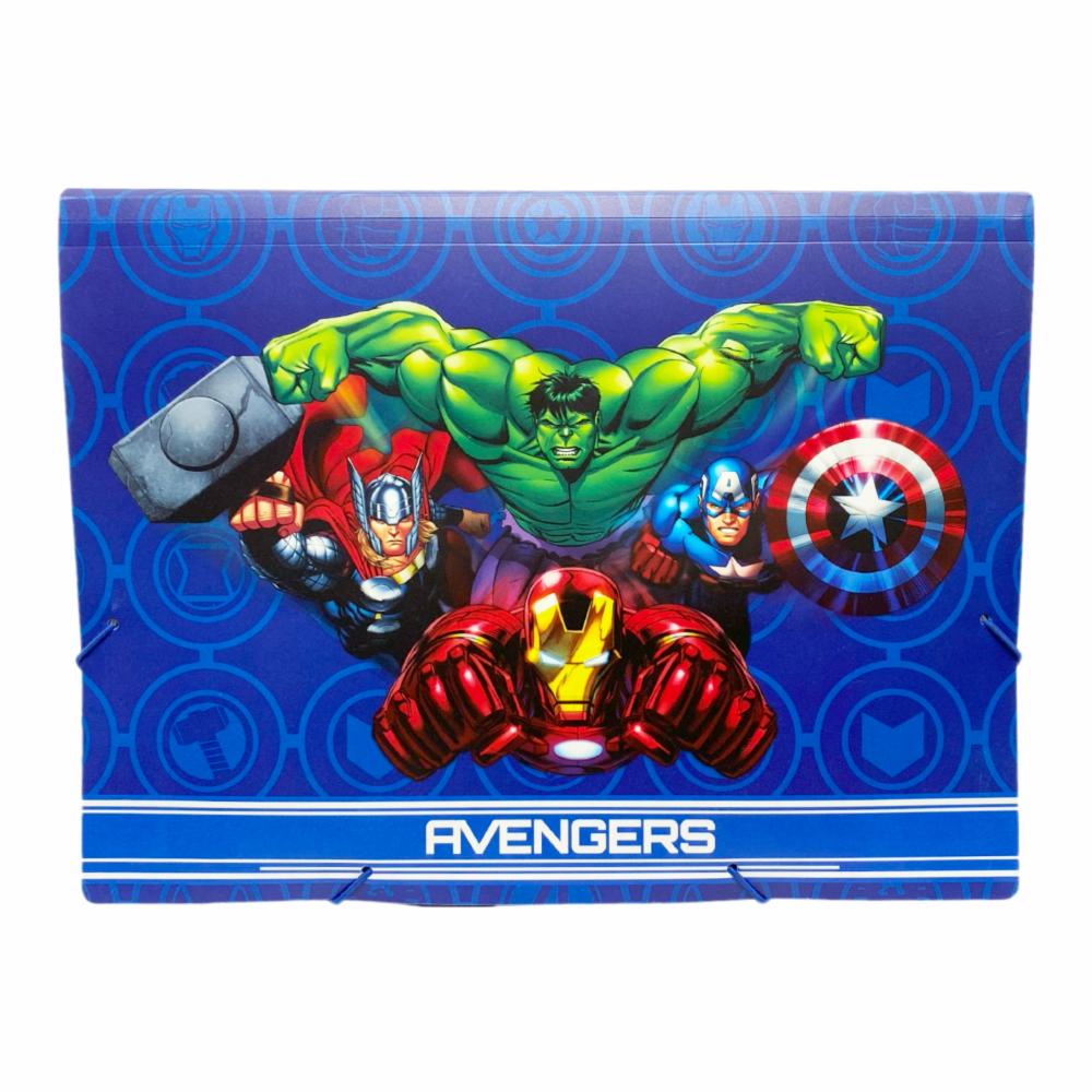 Archivador Acordeón 6 Compartimientos Avengers REX PLASTICS A4 - AKI