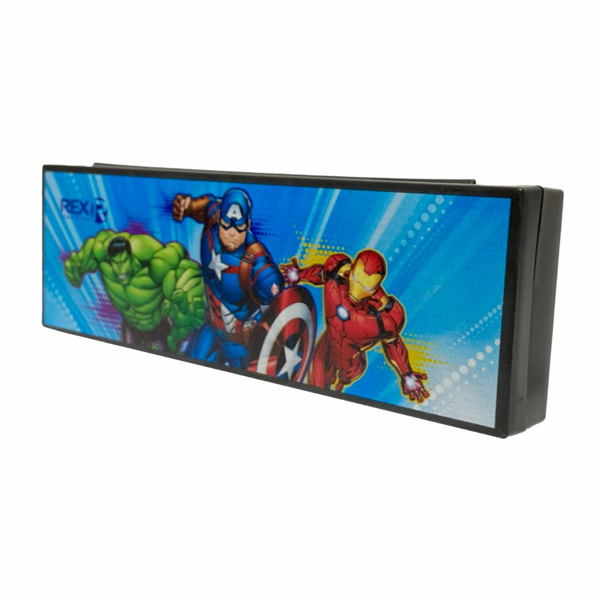 Cartuchera Plástica Pequeña Avengers REX PLASTICS 19.5X6.5 - AKI