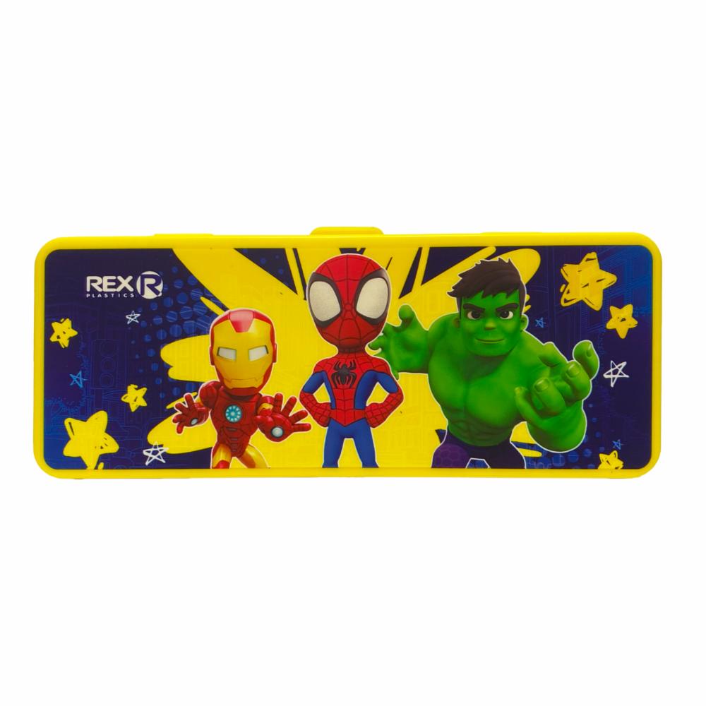 Cartuchera Plástica Doble Servicio Spidey REX PLASTICS 20.5x7.5 - AKI