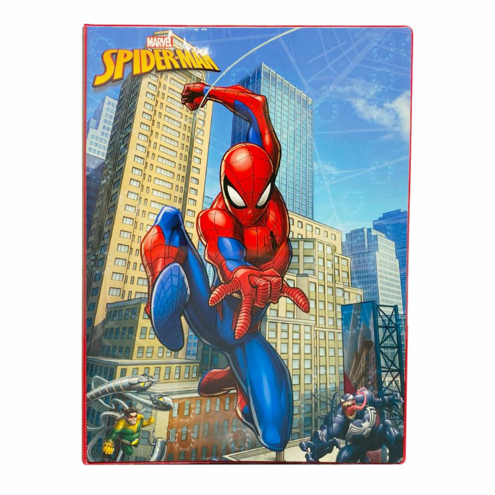 Carpeta 2 Argollas Diseño Spiderman REX PLASTICS Oficio - AKI