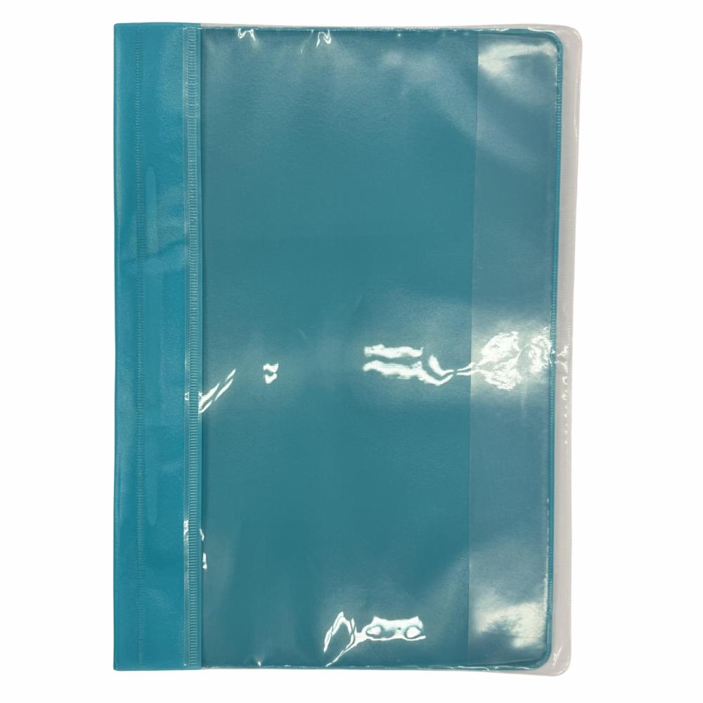 Carpetas Tipo Oficio Transparente Color Turquesa LANCER Unidad - AKI