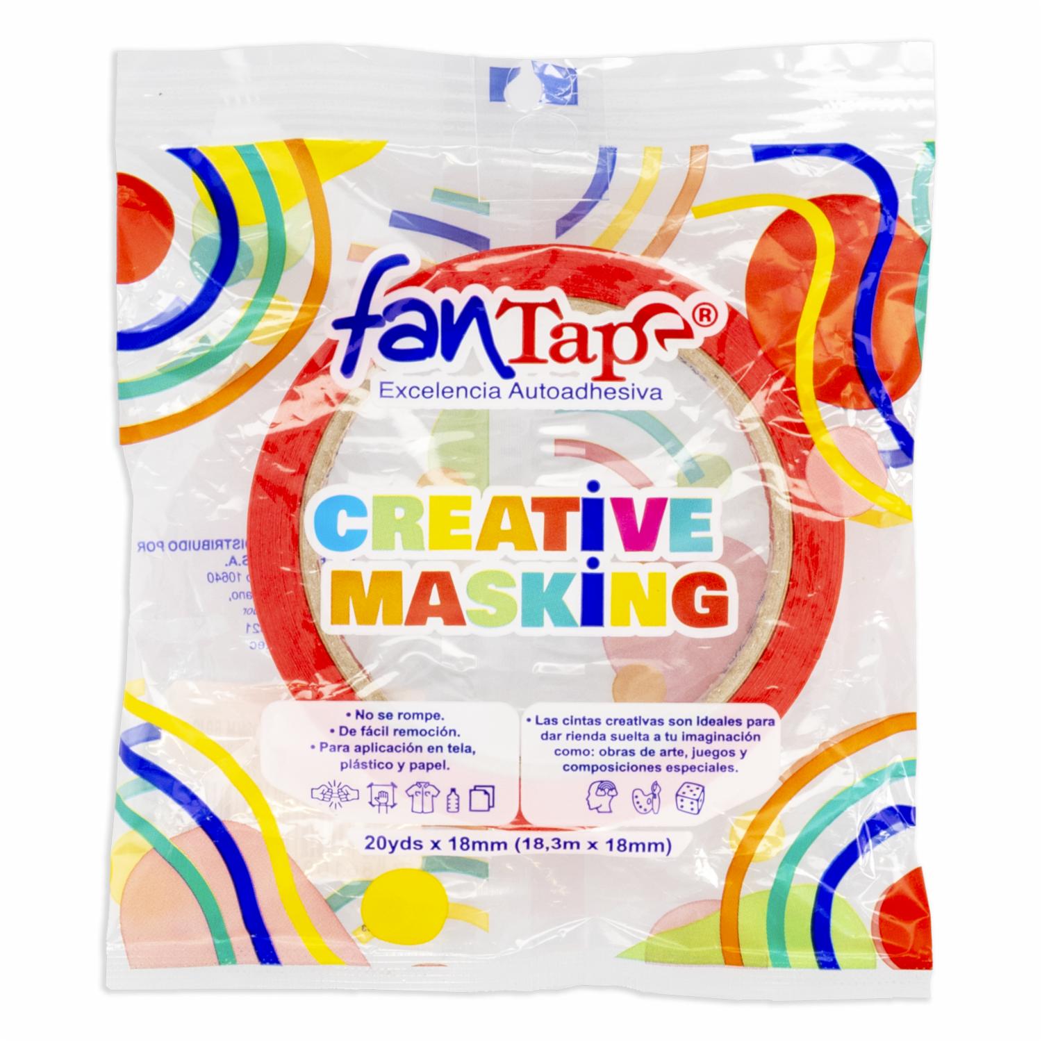Masking Creative Rojo FANTAPE 18 Milímetros - AKI