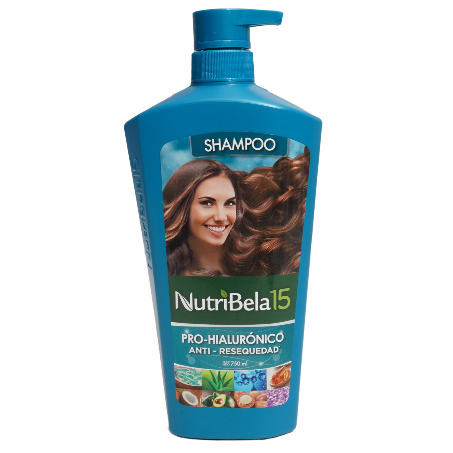 Shampoo De Cabello Pro-Hialurónico Anti Resequedad NUTRIBELA 750 Ml - AKI