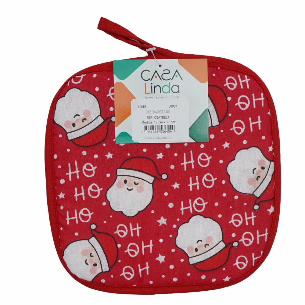 Coge Ollas Belt Claus CASA LINDA 17X17 Cm - AKI