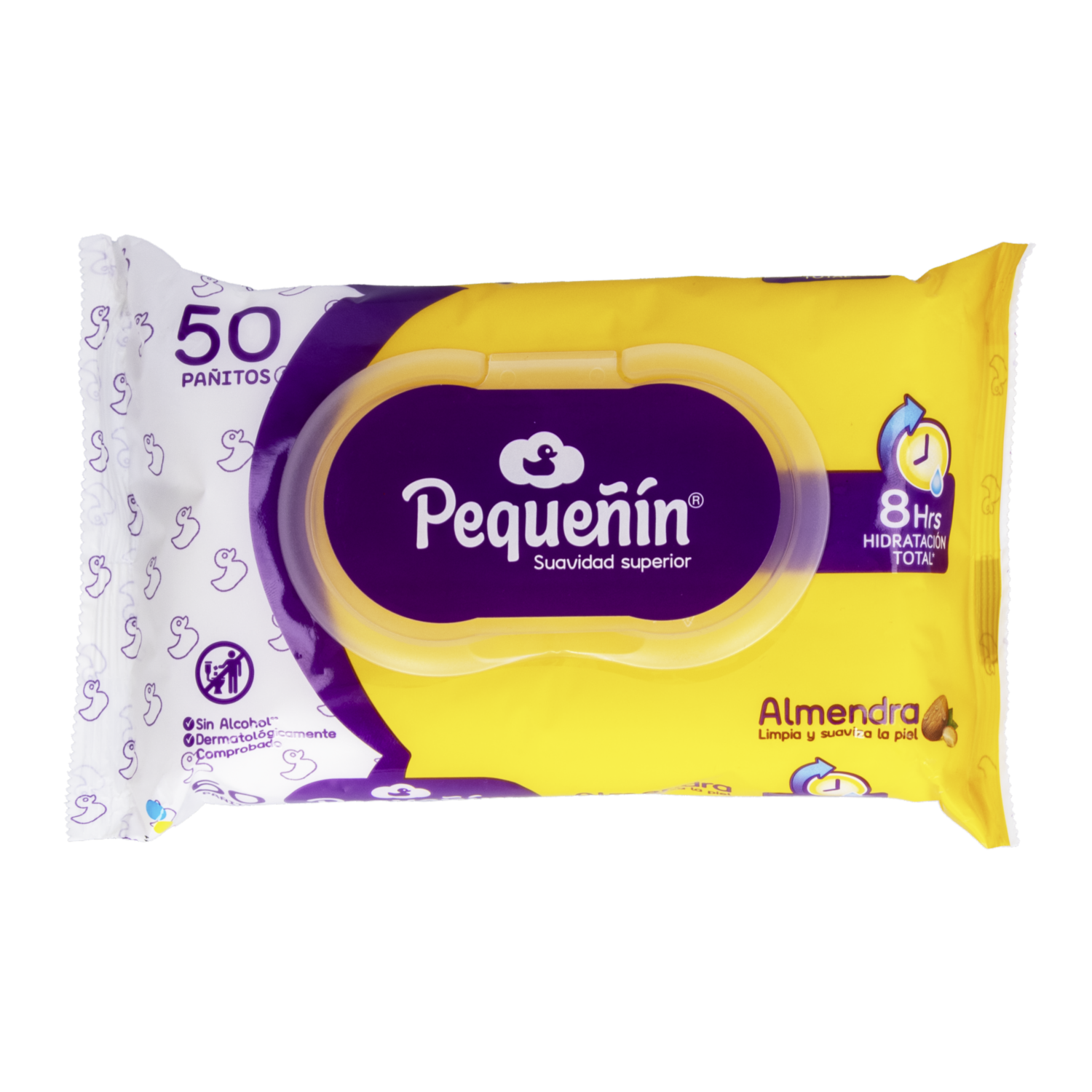 Pañitos Húmedos Para Bebé Almendra PEQUEÑÍN X 50 Uds - AKI